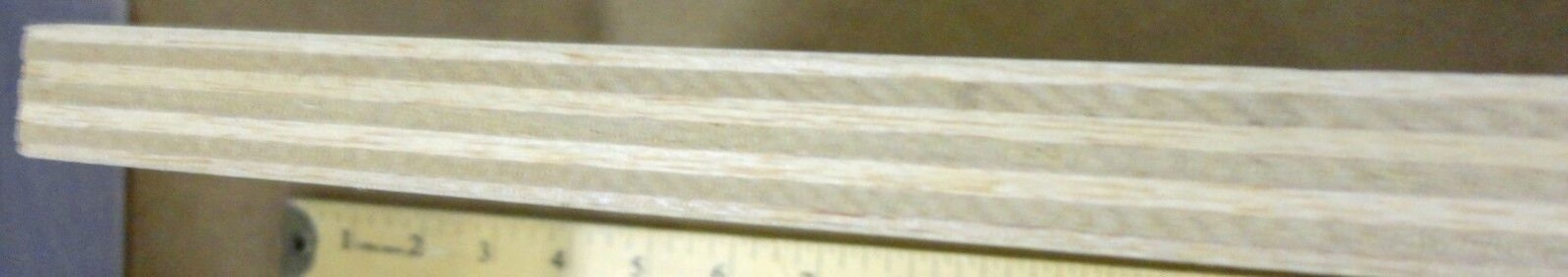 Lauan Prefinished Wood Veneer Plywood Sheet 7.75" X 7.5" X 3/4" Sample ...