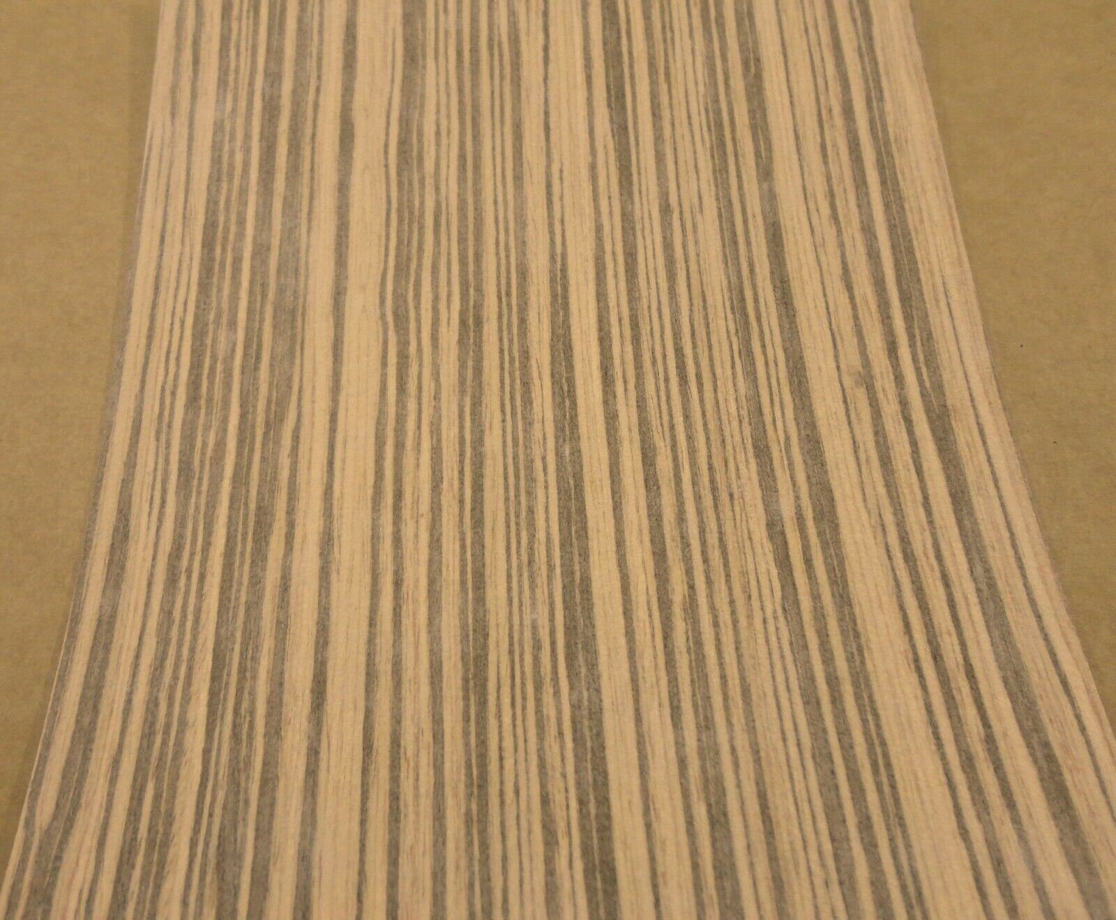 Zebrawood Composite Wood Veneer 6 X 8 With Fleece - Etsy
