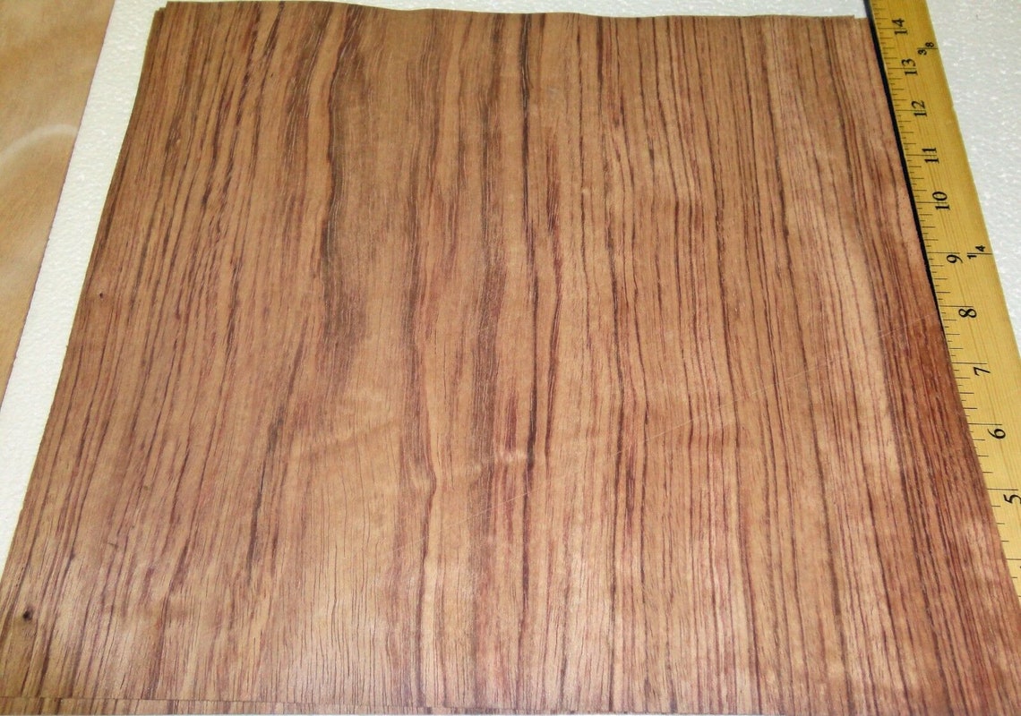 African Bubinga Kewazinga Wood Veneer 12 X 13 No - Etsy