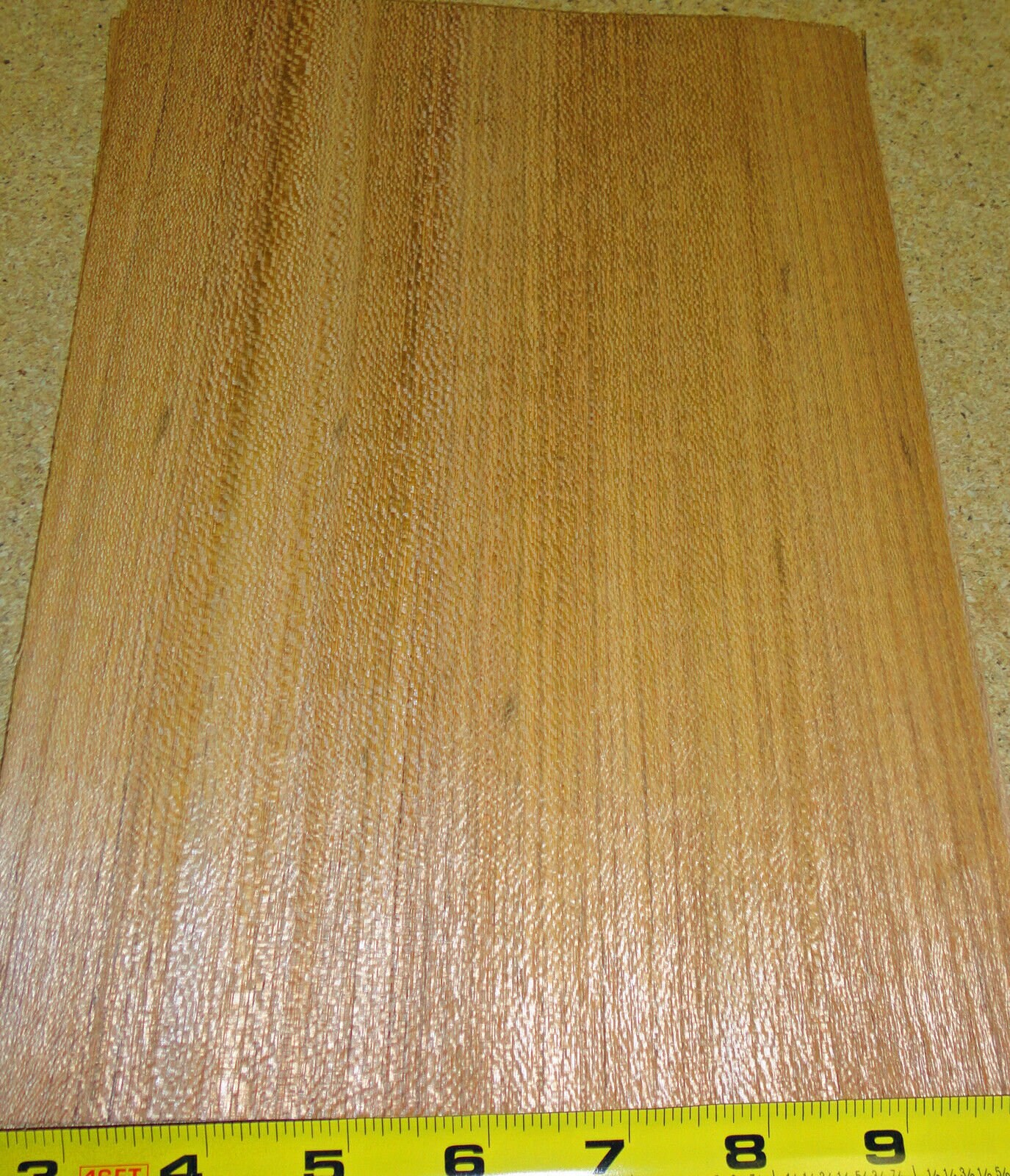 Teak Brazilian Freijo Wood Veneer 5 X 118 Raw No Backing 1/42 Thickness ...