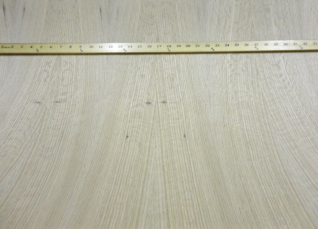 Red Oak Figured Flake Wood Veneer 49" X 24" With Wood Backer (1/20th" 2 ...