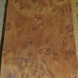Thuya Burl Wood Veneer 3 X 10 Raw With No Backing | Etsy