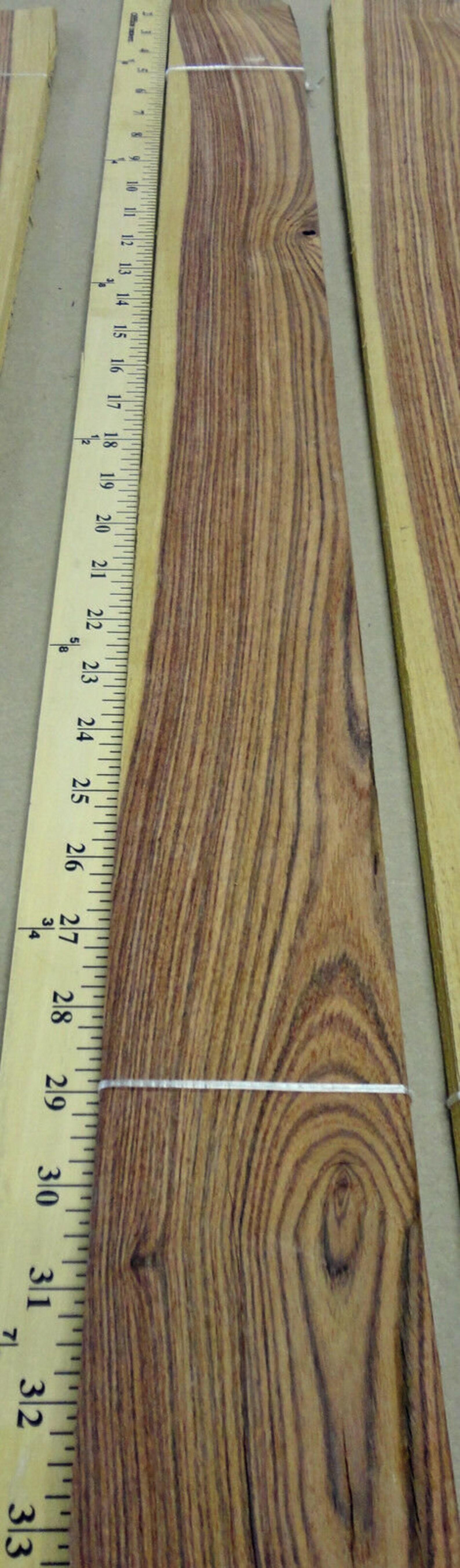 Kingwood rosewood Wood Veneer 3 X 33 Raw Veneer | Etsy