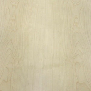 Maple Wood Veneer 24"x 48" With Peel and Stick PSA Adhesive 1/40 ...