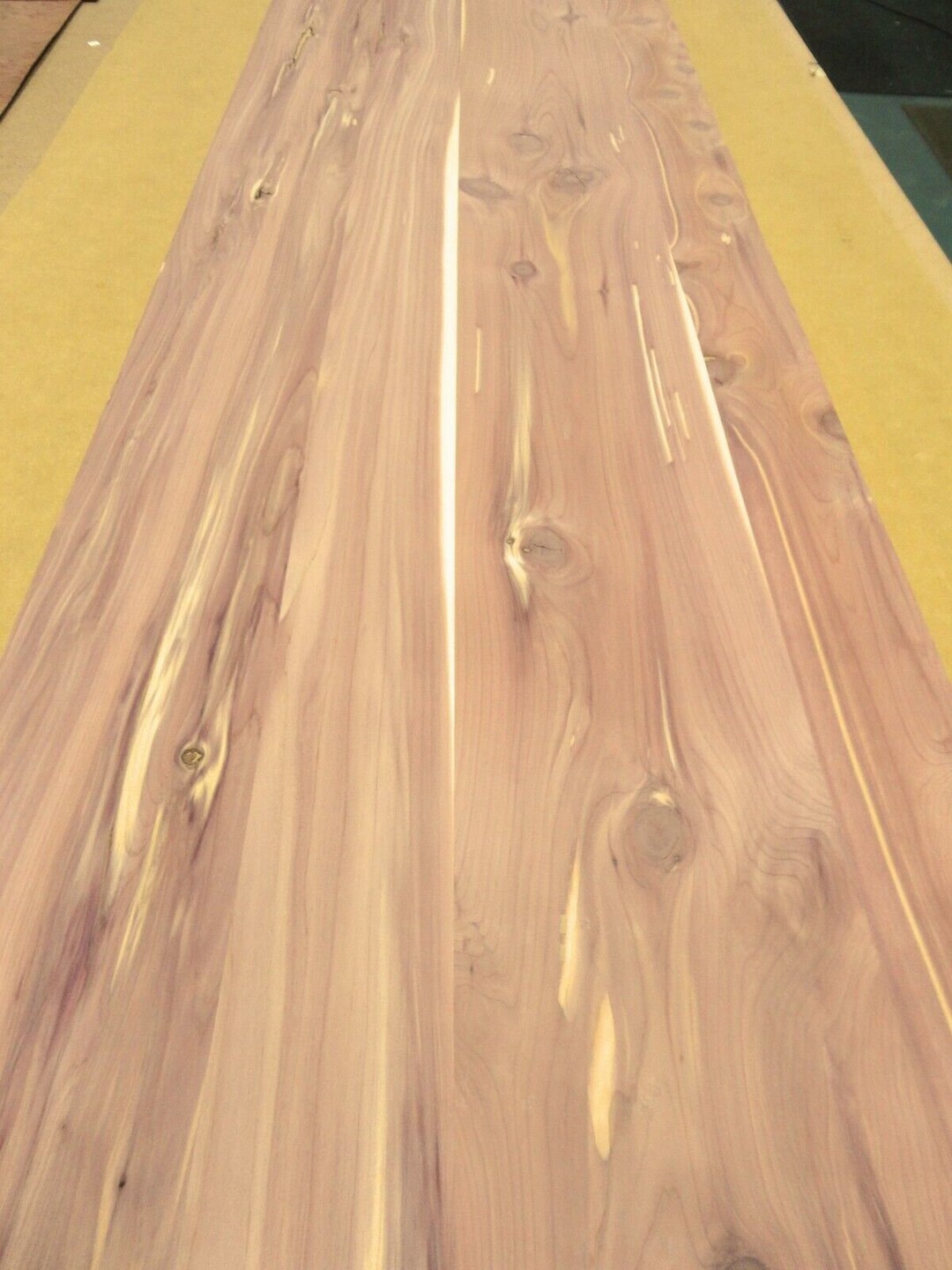 Aromatic Cedar Knotty Plank Wood Veneer 24" X 96" on Paper Backer 1/40 ...