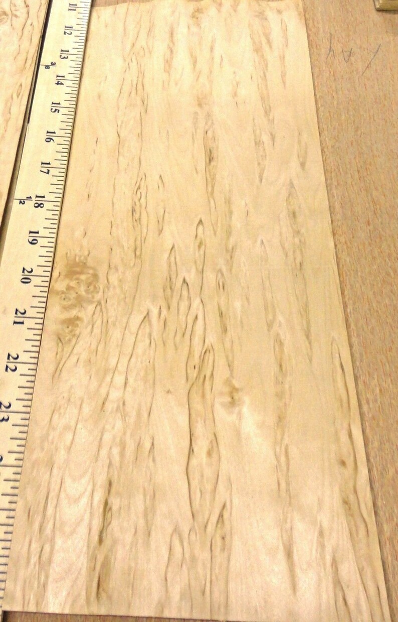 Karelian Birch Wood Veneer 6 X 15 Raw No Backing - Etsy