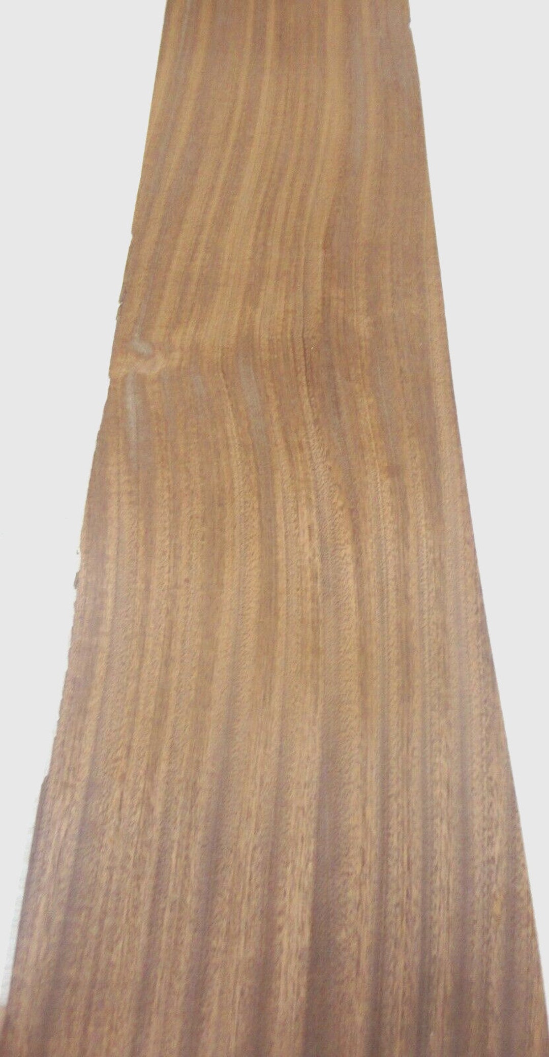 Sapele Ribbon Mahogany Wood Veneer Edgebanding 6" X 52" With Preglued ...