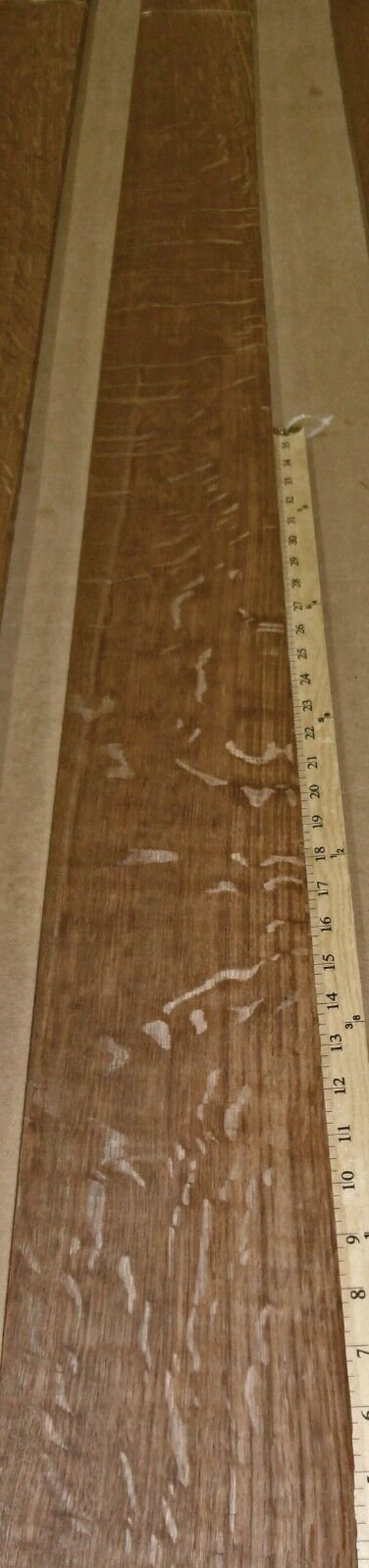 English Brown Oak Figured Tiger Wood Veneer 6 X 83 - Etsy