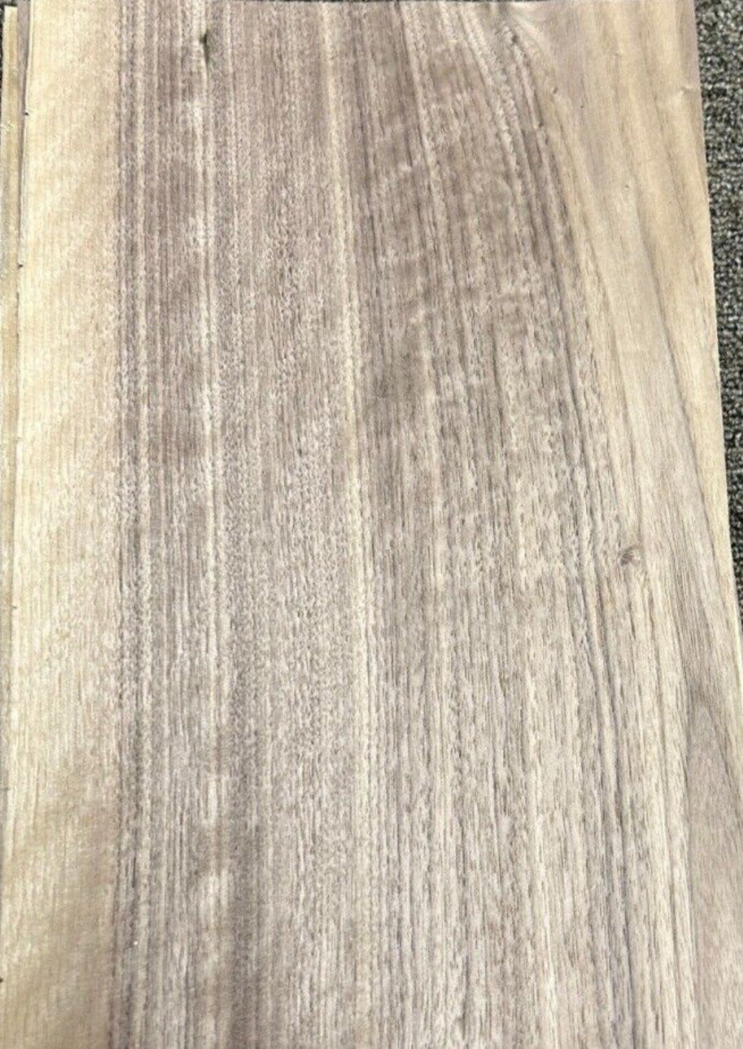 Walnut Quarter Cut Wood Veneer 8" X 14" Raw No Backing 1/42" Thickness ...