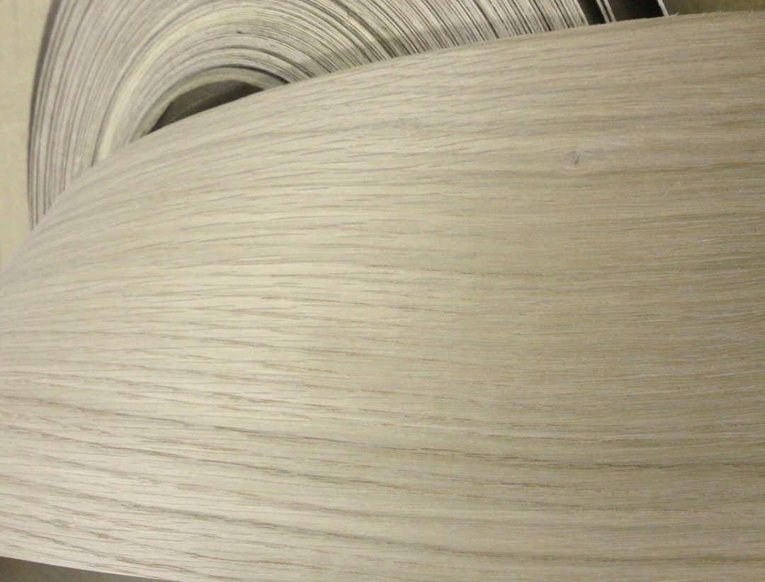 White Oak Wood Veneer Edgebanding 4-3/4" X 120" With Preglued Adhesive ...