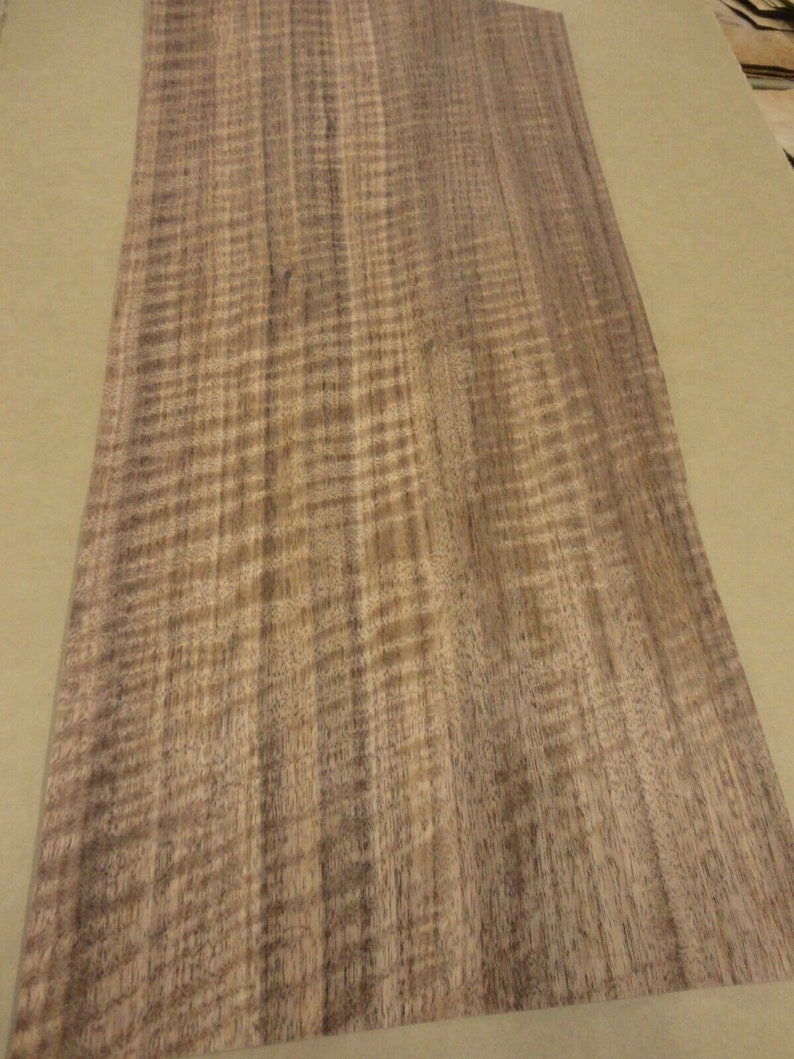 Etimoe Figured African Walnut Wood Veneer 10 X 23 - Etsy