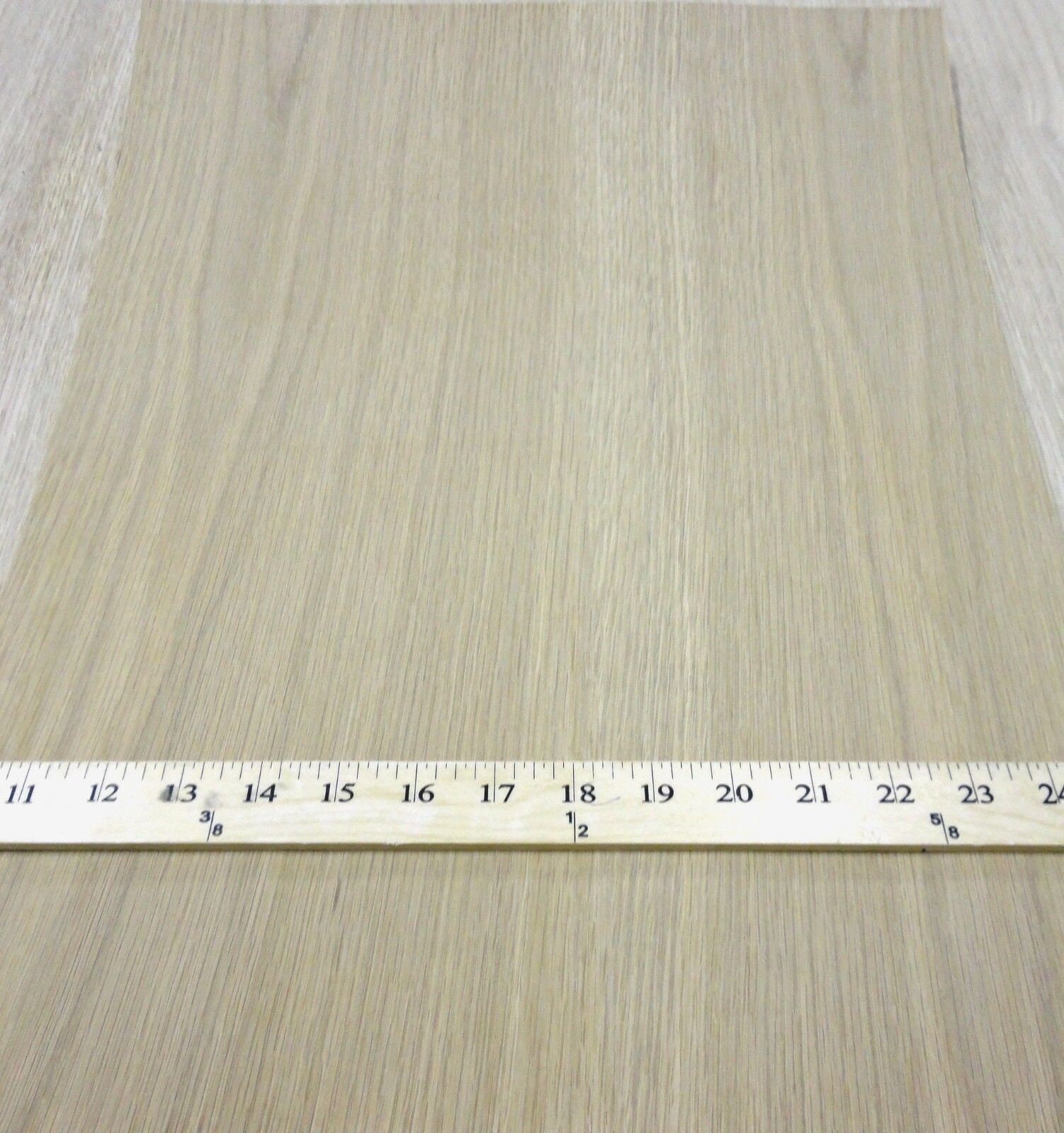 White Oak Wood Veneer Sheet 15" X 19" With Wood Backer 1/25" Thickness ...