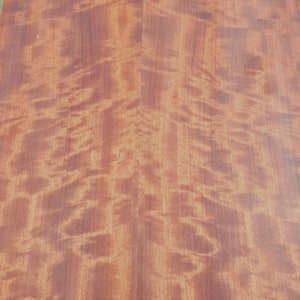 Makore Block Mottled Figured Wood Veneer 13 X 18 | Etsy