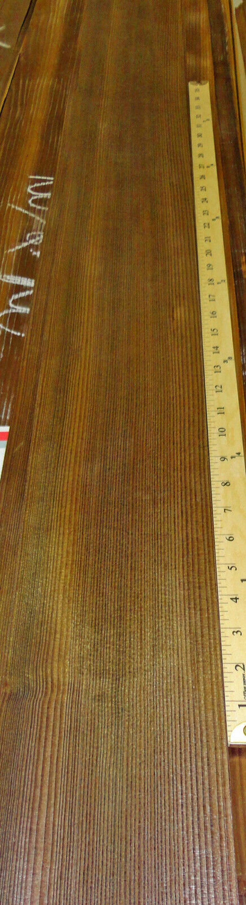 Fumed Larch Wood Veneer Raw 5 X 54 With No Backing | Etsy