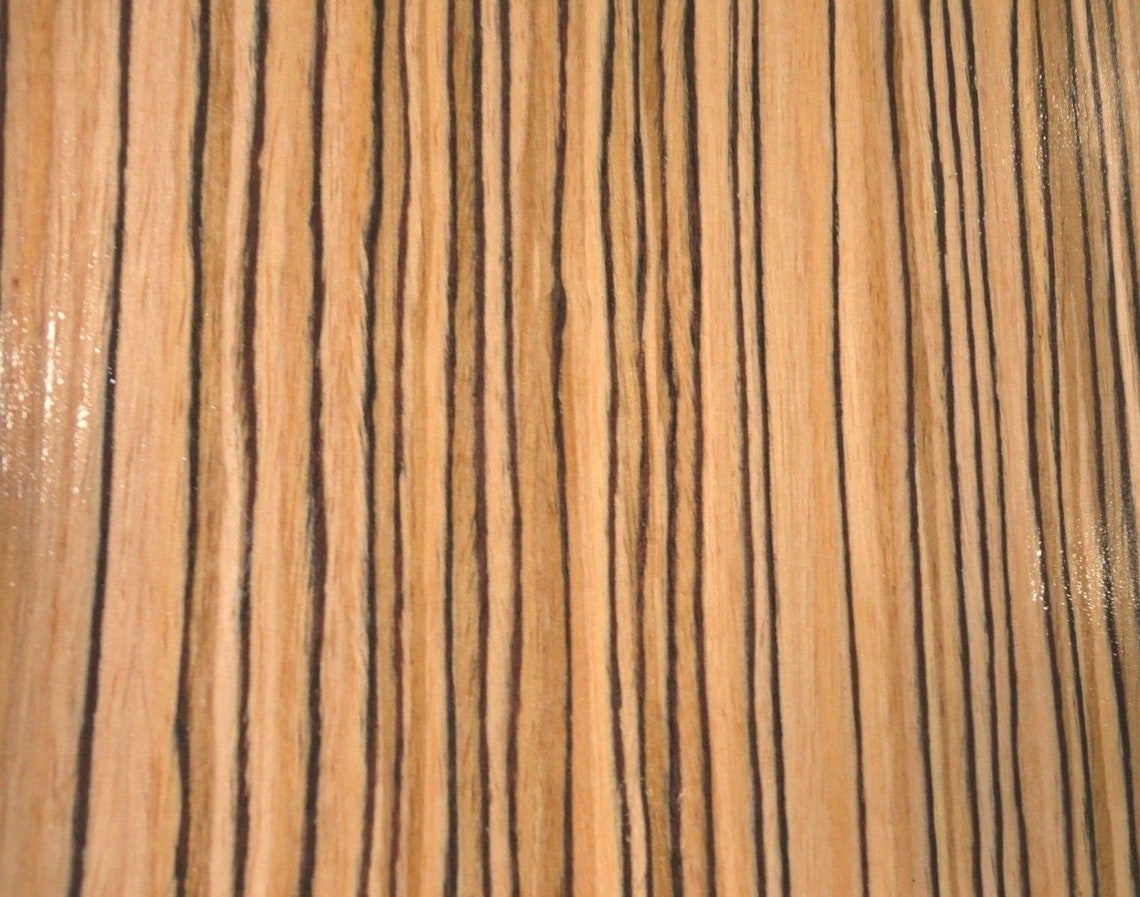 Zebrawood African Composite Wood Veneer 24 X 24 on - Etsy