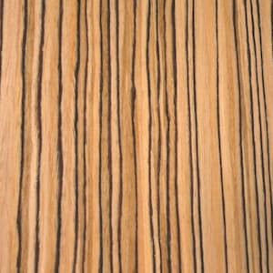 Zebrawood African Composite Wood Veneer 24 X 24 on - Etsy