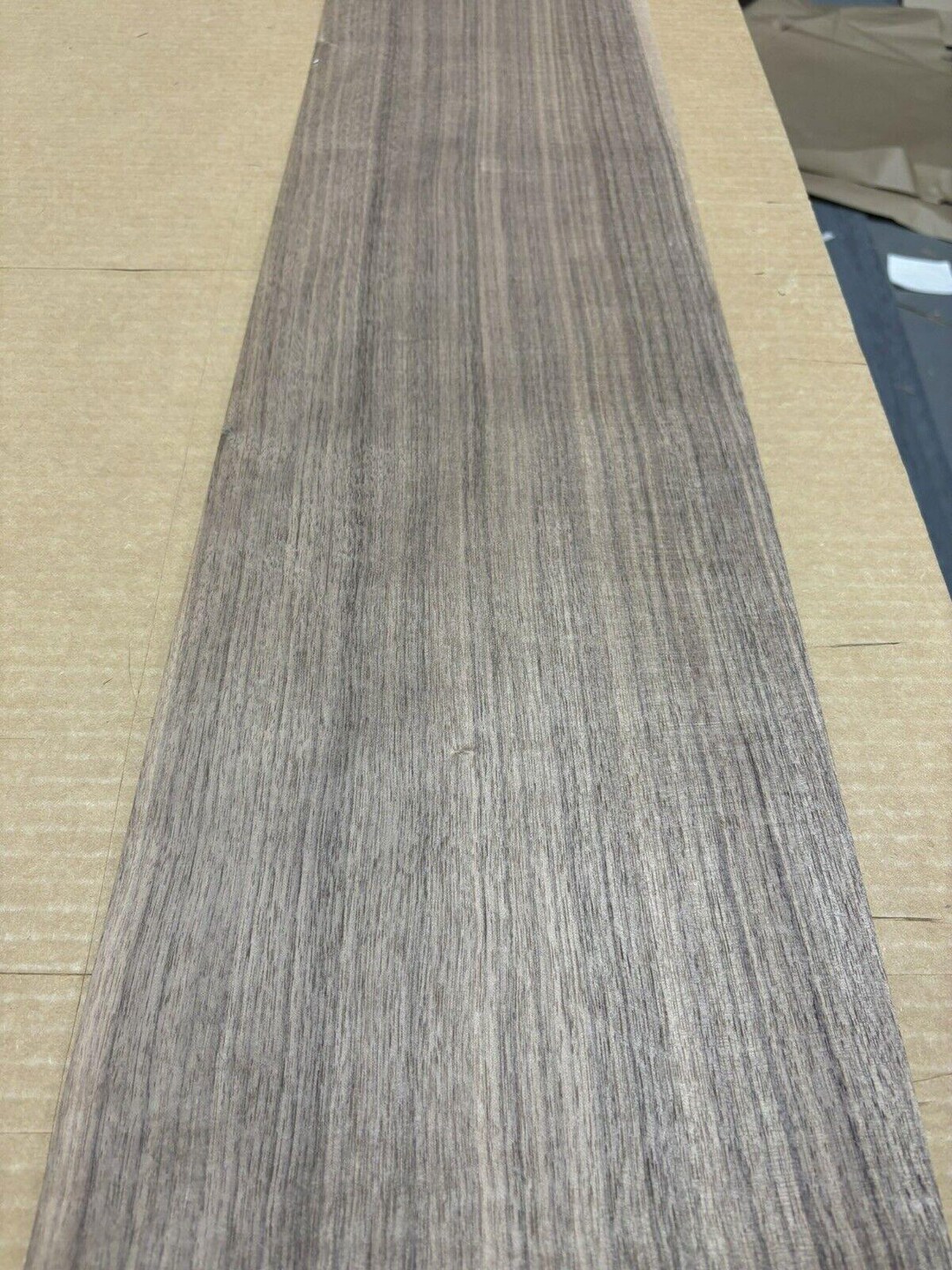 Walnut Quarter Cut Wood Veneer Sheet 8" X 116" Raw No Backing 1/42 ...