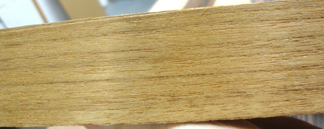 Teak 1MM Wood Veneer Edgebanding 1.75" X 120" X 1/25" Thick No Adhesive ...