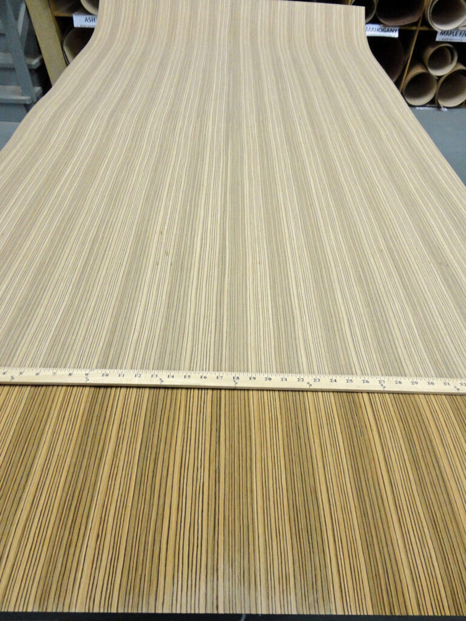 Zebrawood African Composite Wood Veneer 48 X 96 - Etsy