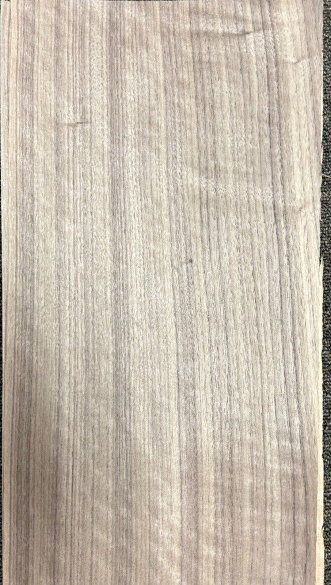 Walnut Quarter Cut Wood Veneer 9" X 19" Raw No Backing 1/42" Thickness ...