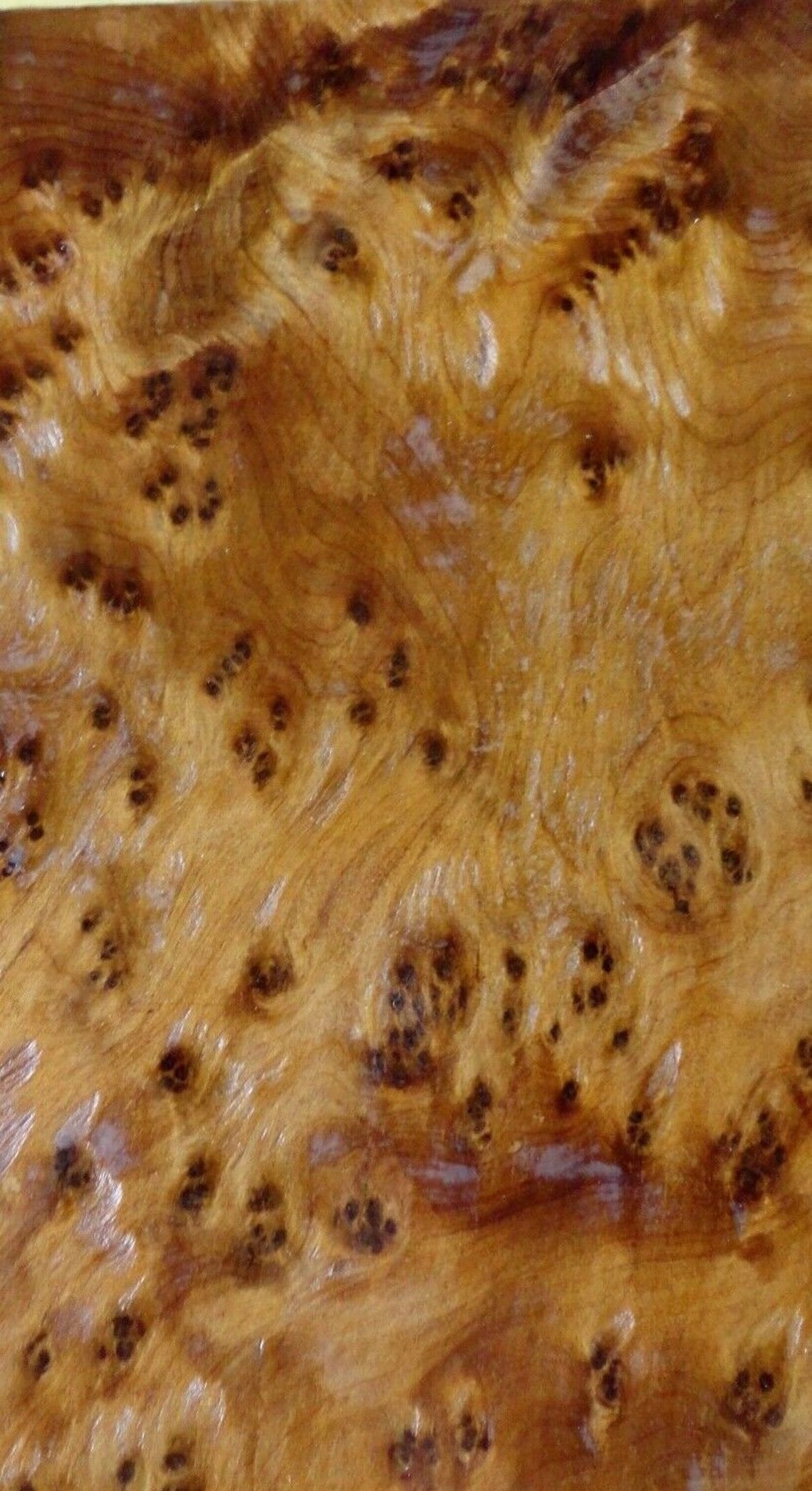 Thuya Burl Wood Veneer 3 X 10 Raw With No Backing | Etsy