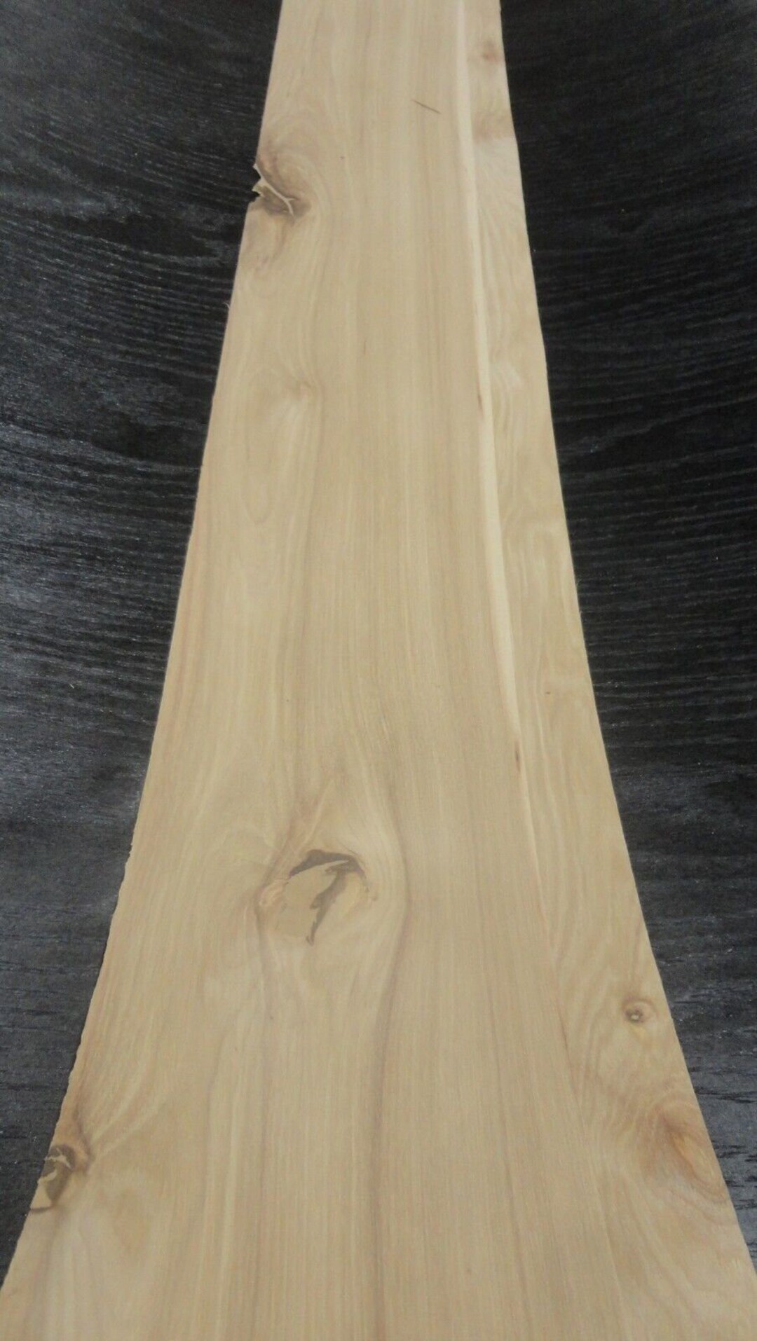 Hickory Rustic Planked Knotty Pecan Wood Veneer 6" X 48" on Paper ...