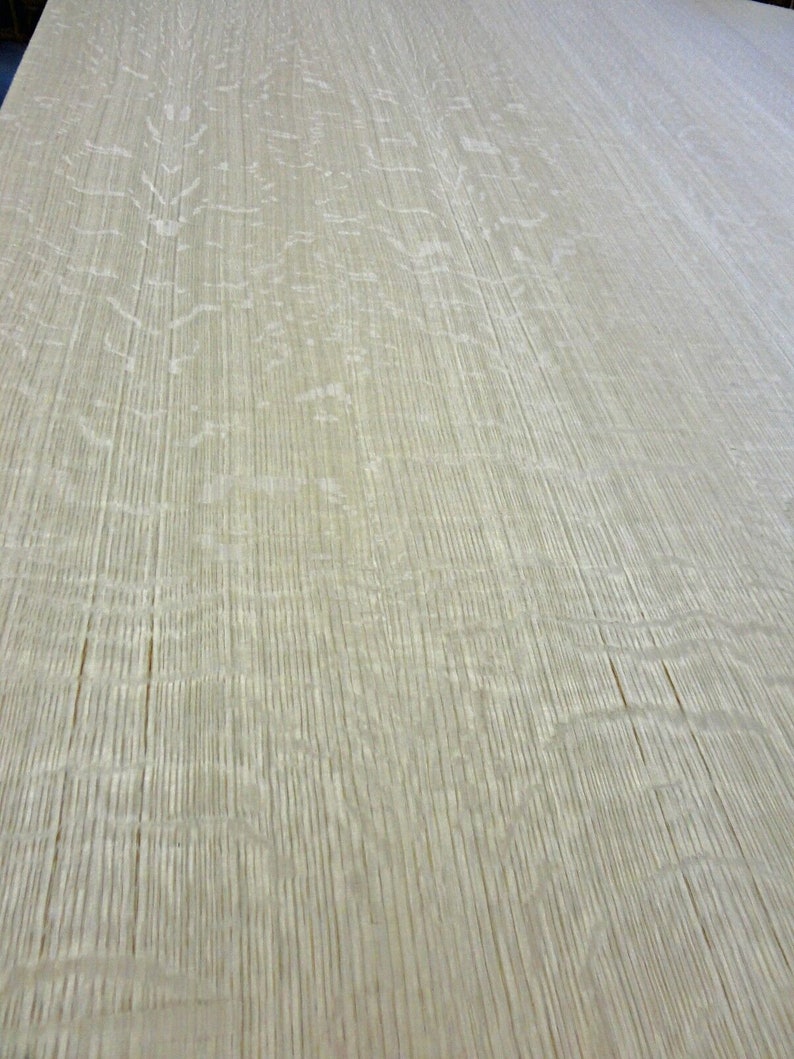 White Oak Flake Figured Tiger Wood Veneer 48 X 48 - Etsy
