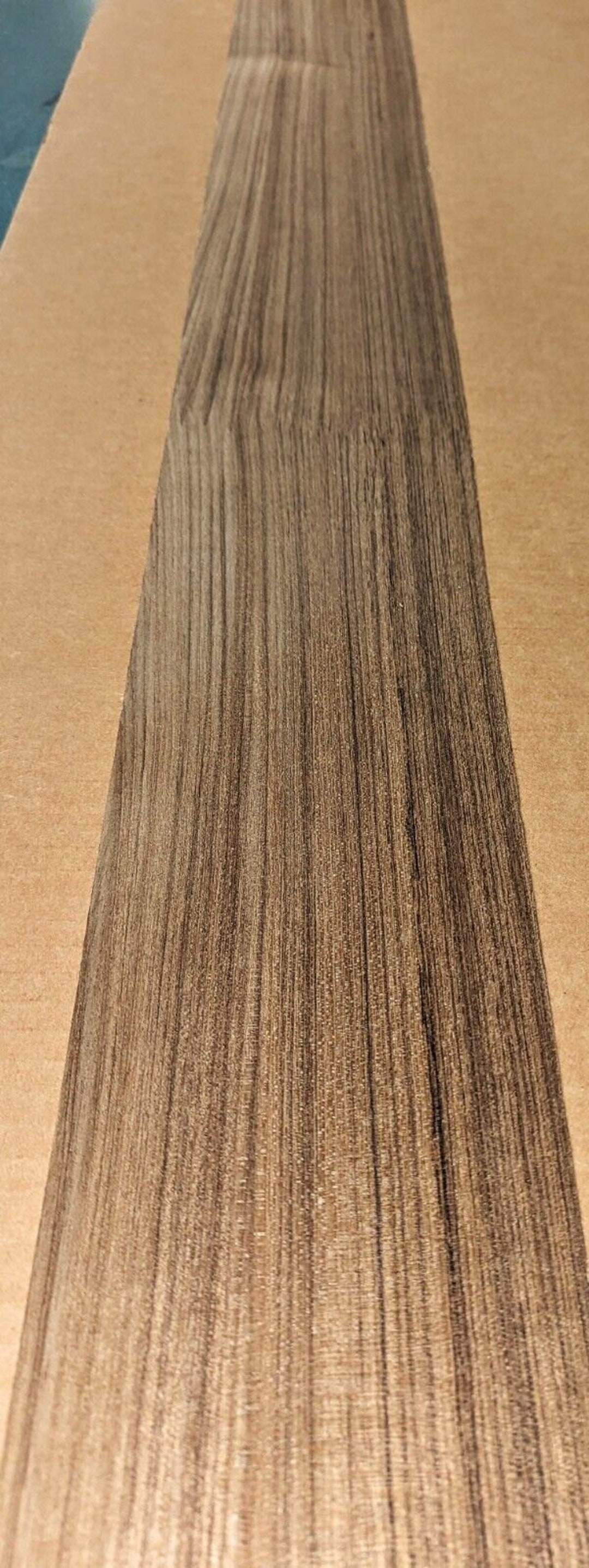 Teak Wood Veneer Edgebanding 5-3/8" X 96" With Preglued Hot Melt ...