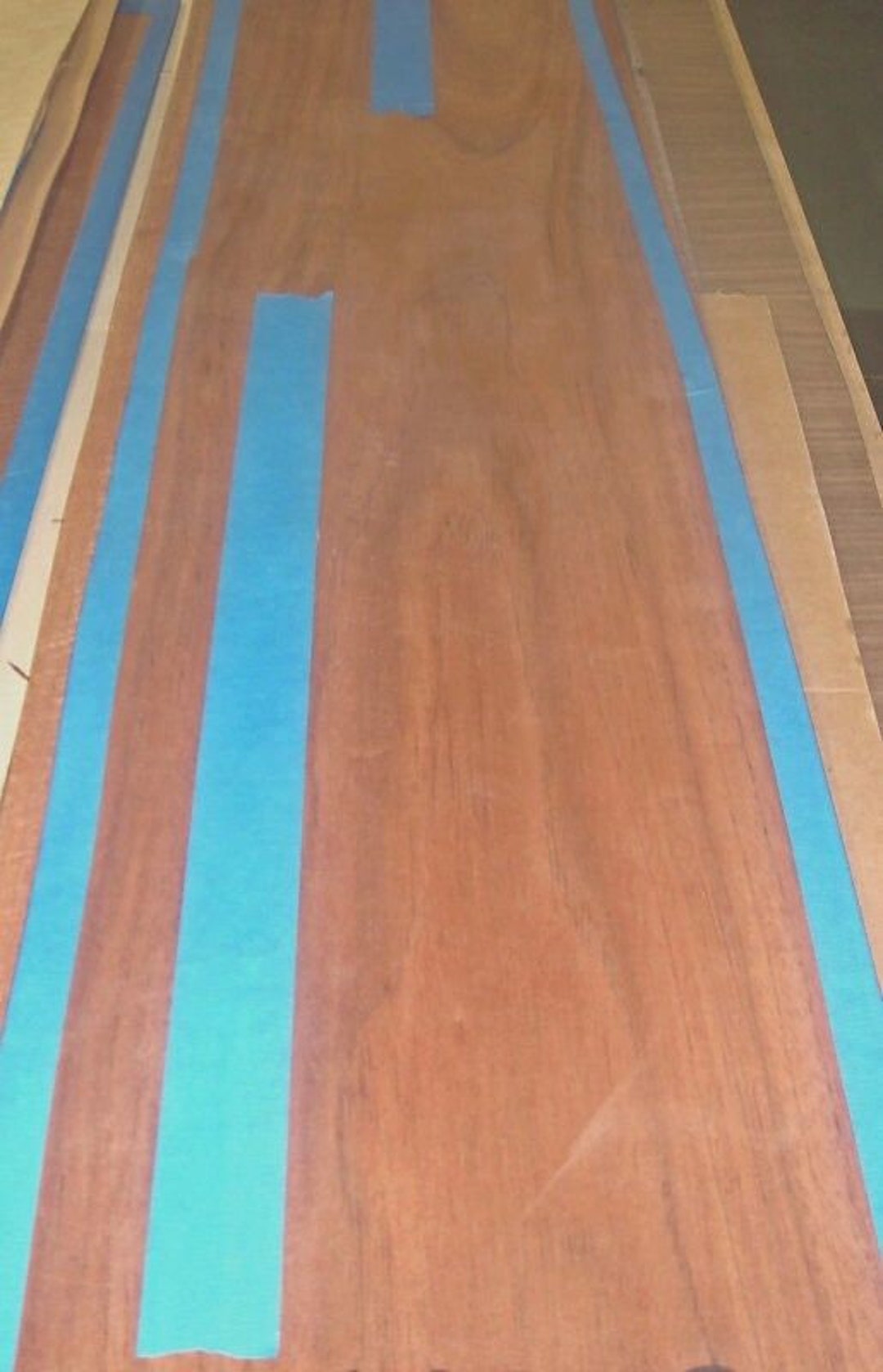 Etimoe Flat Cut Wood Veneer 9" X 74" Raw No Backing 1/42" Thickness A ...