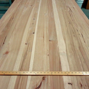 Hickory Pecan Rustic Planked Knotty FINISHED Wood Veneer 24" X 48" on ...