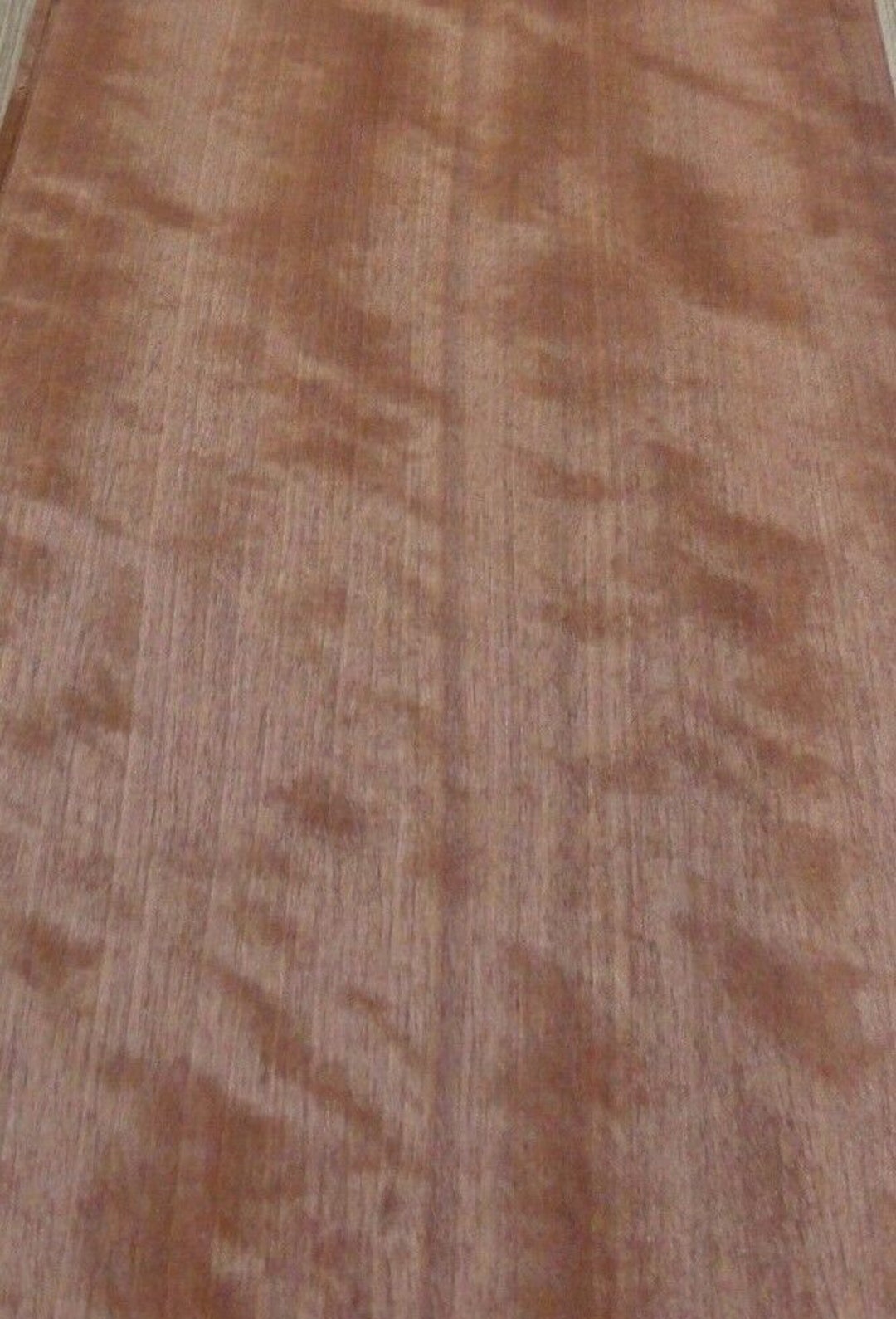 Makore Block Figure African Quilted Wood Veneer 6.5" X 15" Raw No ...