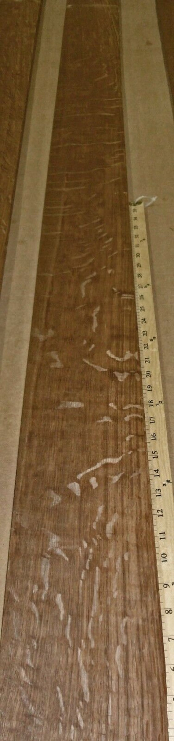 English Brown Oak Figured Tiger Wood Veneer 6 X 83 | Etsy