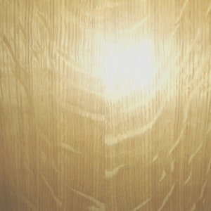 White Oak Quarter Tiger Flake Wood Veneer 24" X 48" on Wood Back 1/25 ...