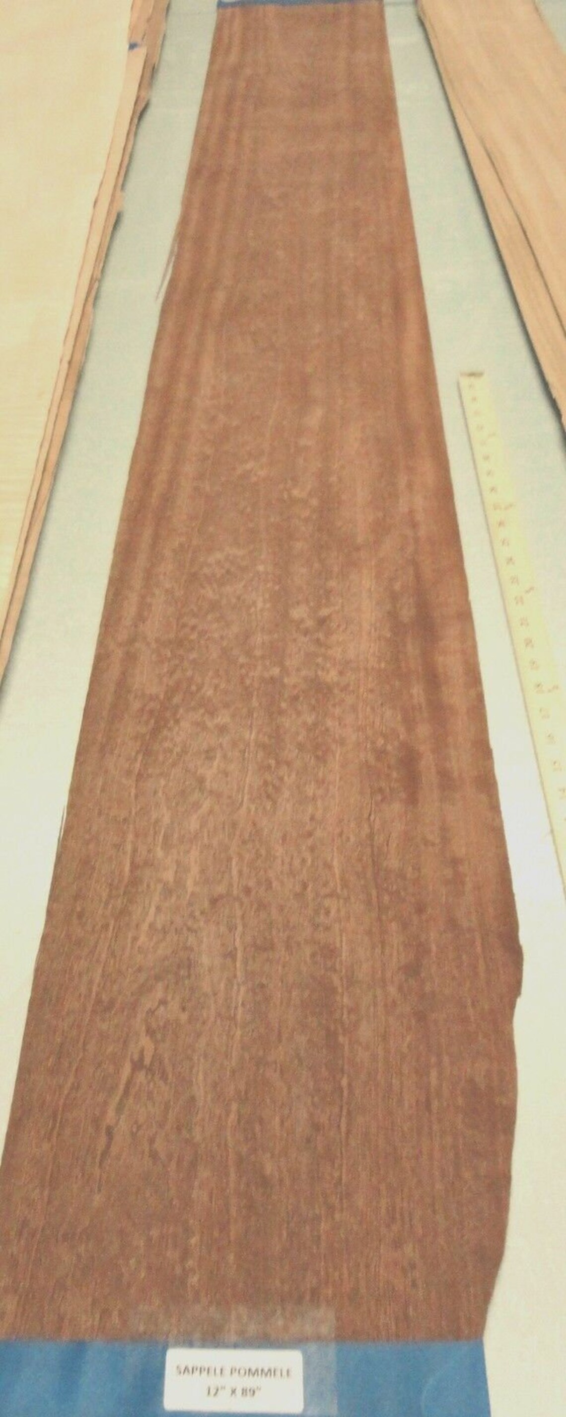 Sapele Pommele Quilted Wood Veneer 12 X 89 Raw No - Etsy