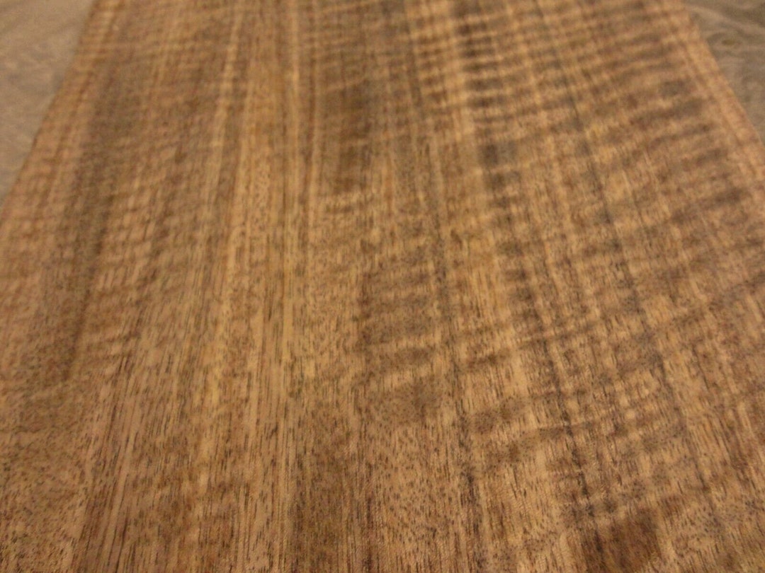 Etimoe Figured African Walnut Wood Veneer 11" X 19" Raw 1/42" Thick AA ...