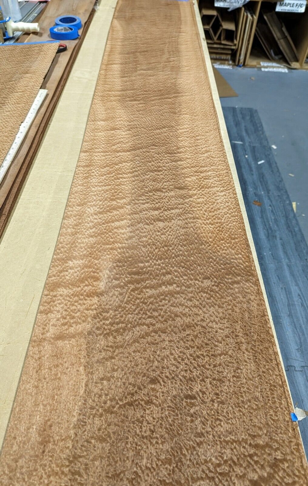 Sapele Pommele Quilted Wood Veneer 14 X 63 Raw No - Etsy