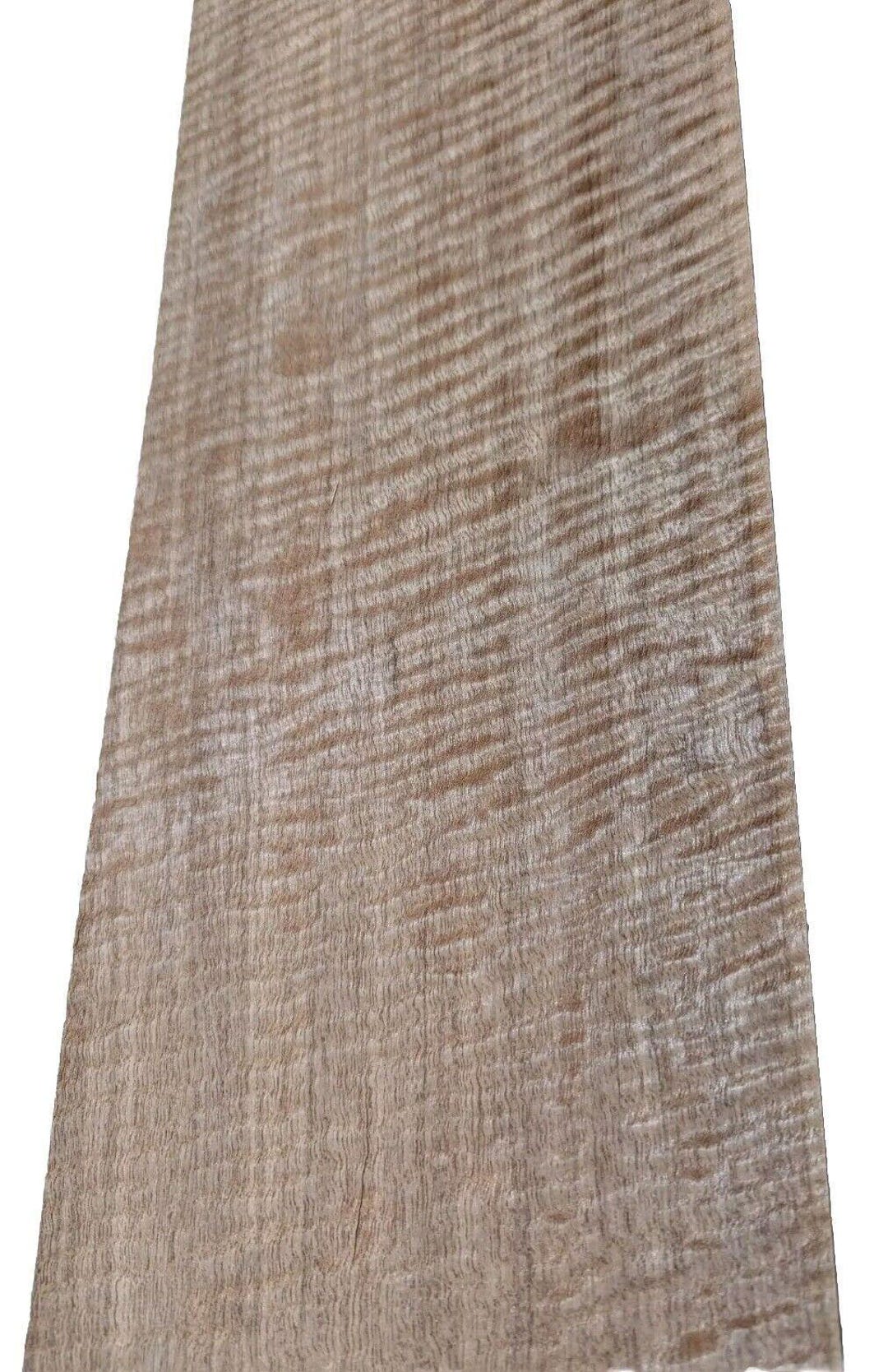 Makore Figured Fiddleback Wood Veneer 7" X 101" Raw No Backing 1/42 ...