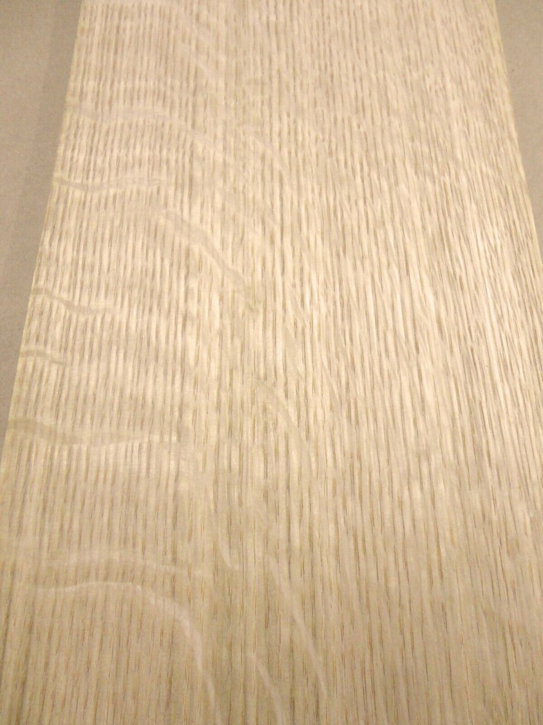 White Oak Quartered Flake Wood Veneer 7" X 50" Raw No Back 1/42 ...