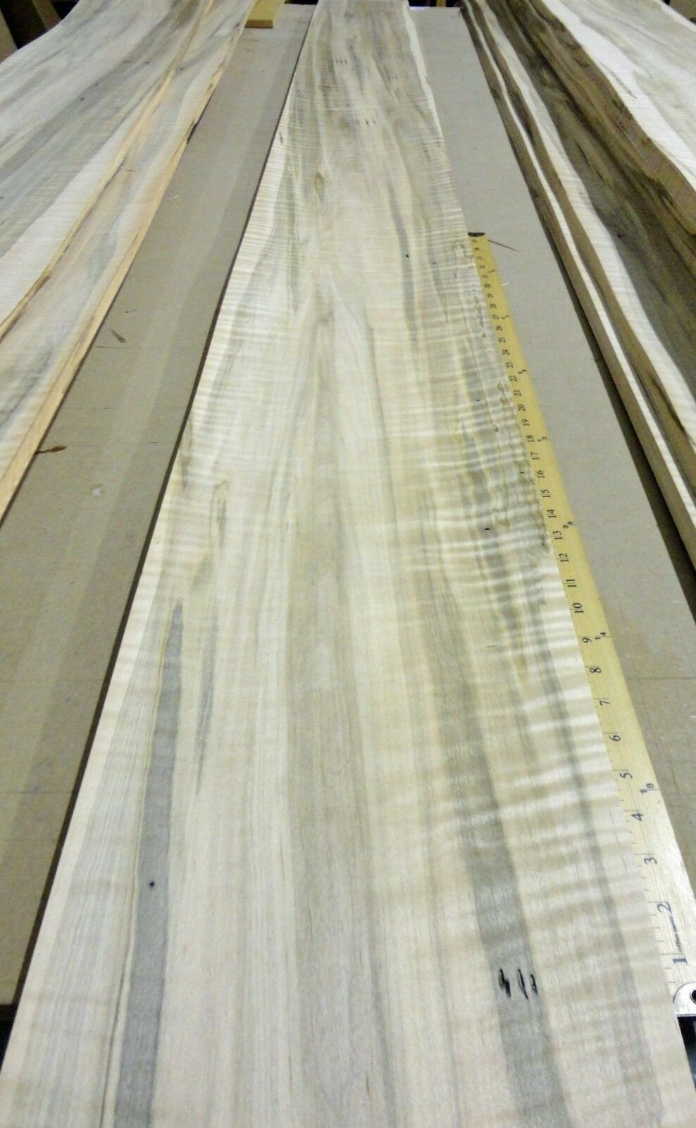 Maple Spalted Wormy Ambrosia Figured Fiddleback Wood Veneer - Etsy