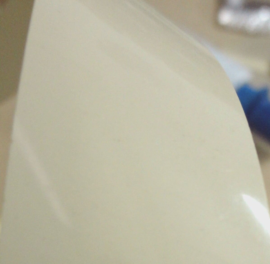 Almond High Gloss Polyester Melamine Edgebanding 24" X 96" Nonglued ...