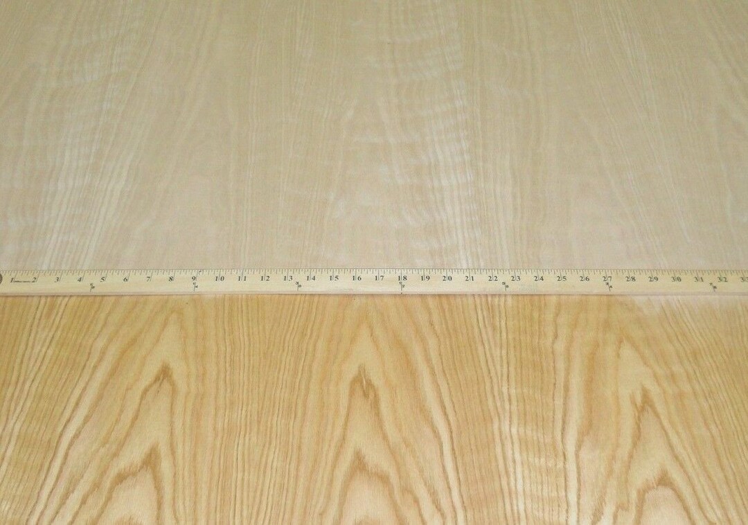 Red Oak Figured Tiger Flame Wood Veneer Sheet 24" X 48" on Paper Backer ...