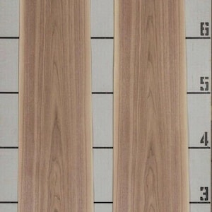 Walnut Flat Cut Wood Veneer 16" X 107" Raw No Backing 1/42" Thickness ...
