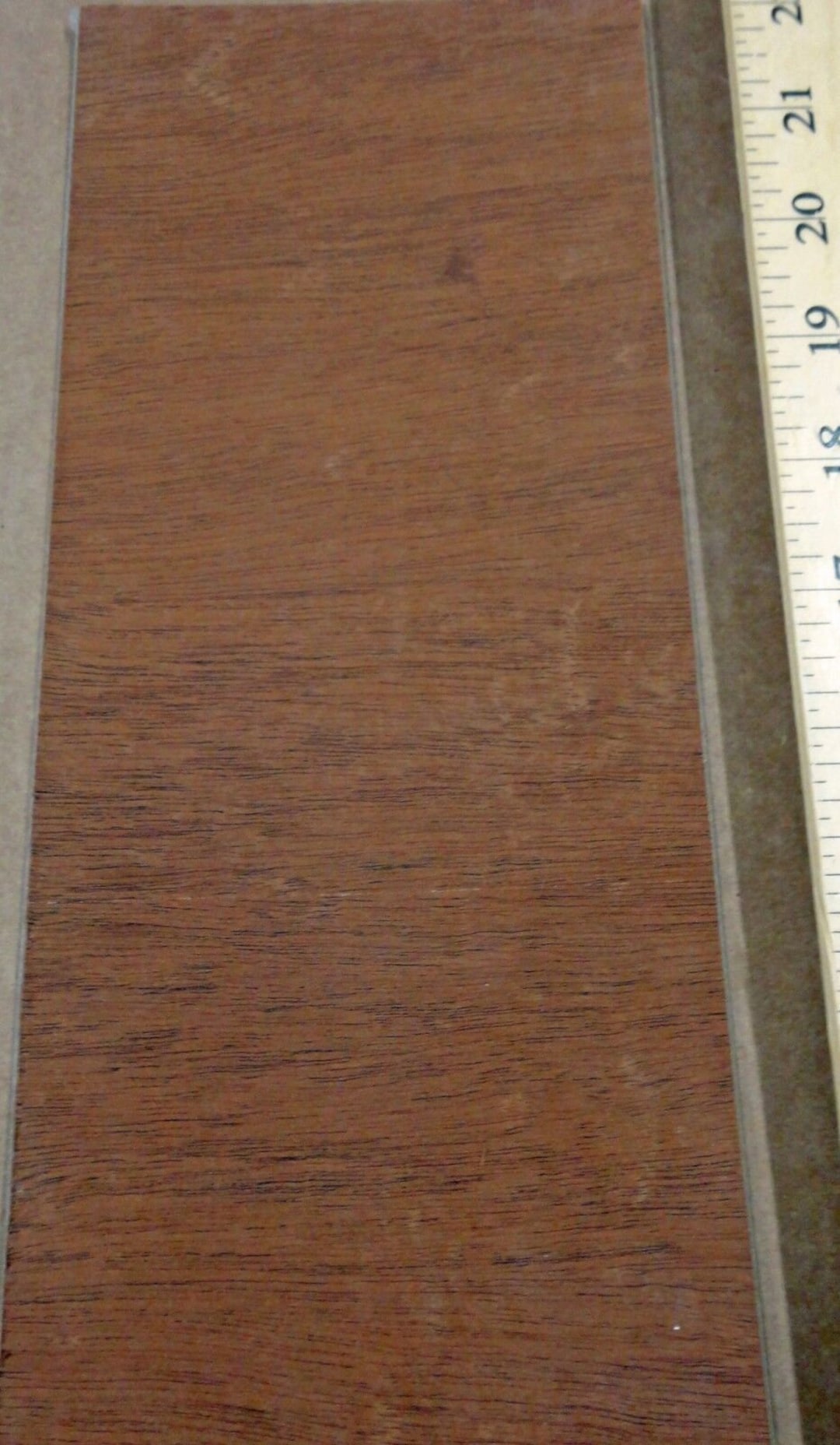 Mahogany Wood Veneer 4" X 11" Phenolic Backer (HPL Laminate Backer 1 ...