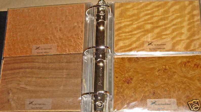 Wood Veneer Sample Book 100 Species 5 X 8 Size - Etsy