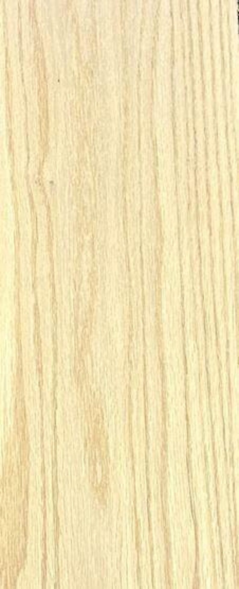 White Oak Wood Veneer 6" X 47" With Paper Backer 1/40" Thickness 10 Mil ...