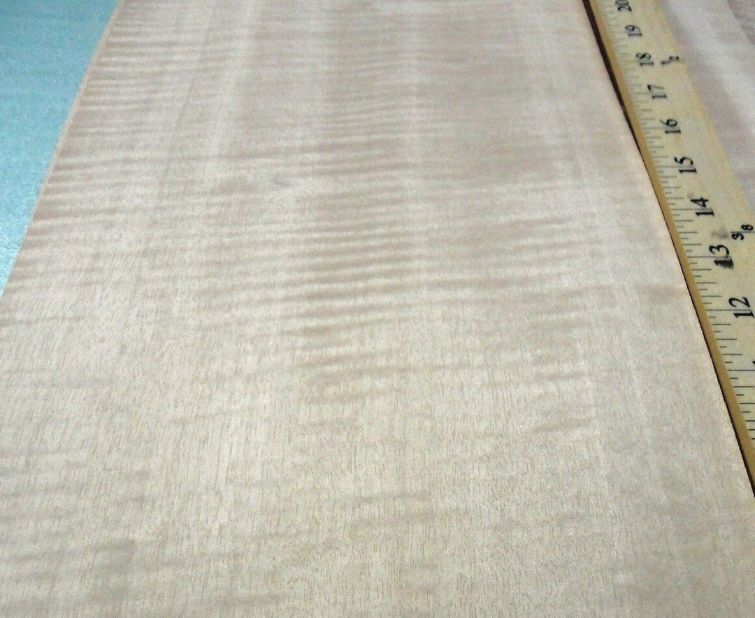 Anigre Figured Fiddleback Wood Veneer 8" X 122" Raw No Backing 1/42 ...