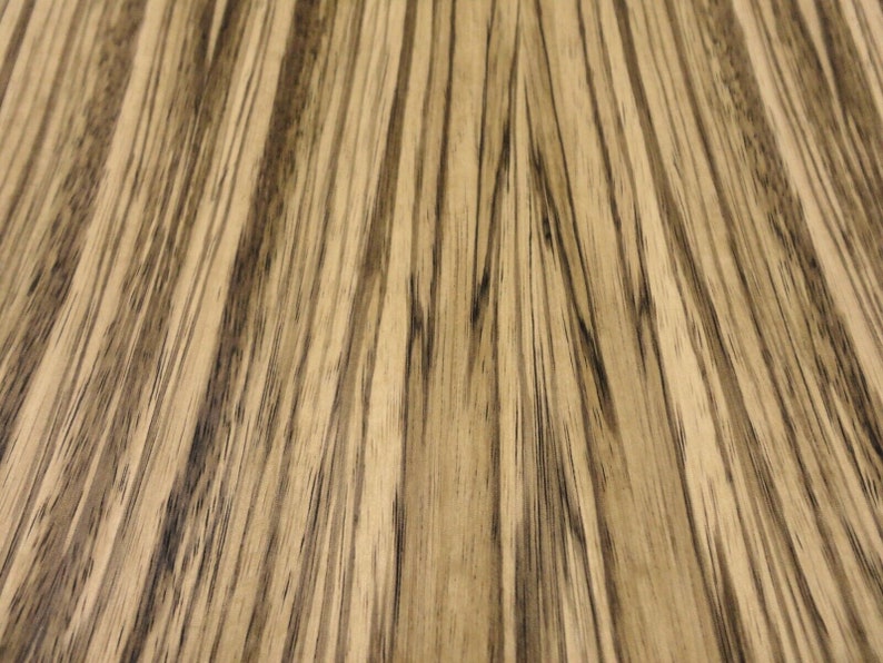 Zebrawood African Genuine Wood Veneer 48 X 96 With - Etsy