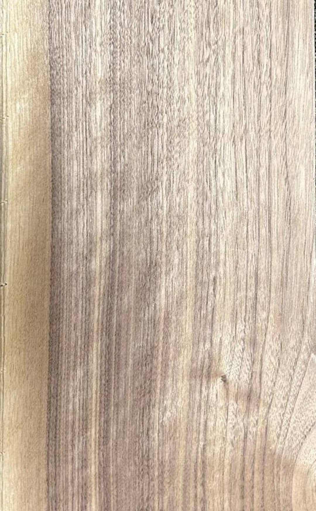 Walnut Quarter Cut Wood Veneer 6" X 19" Raw No Backing 1/42" Thickness ...