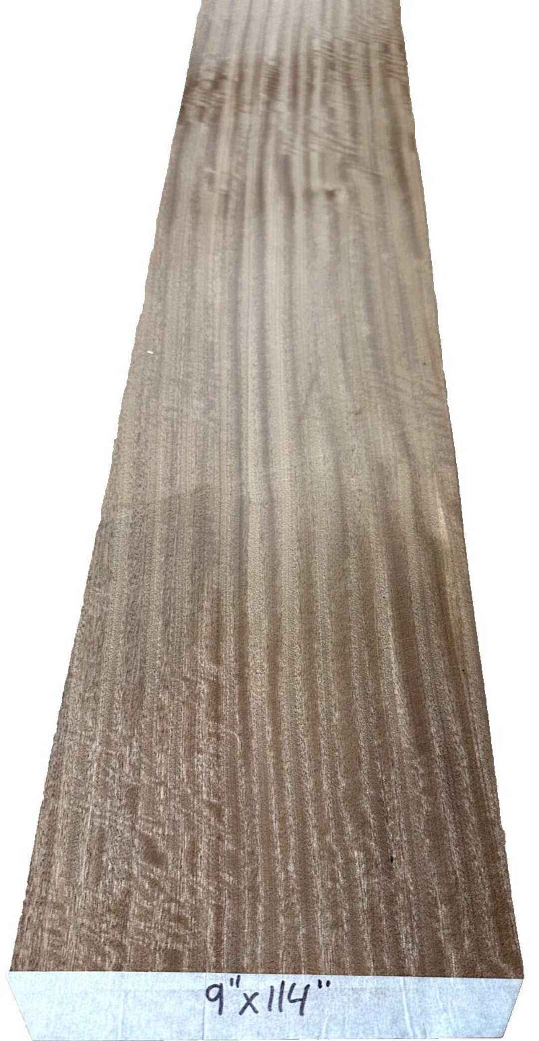 Sapele Ribbon Mahogany Figured Wood Veneer 9" X 114" Raw 1/42 ...