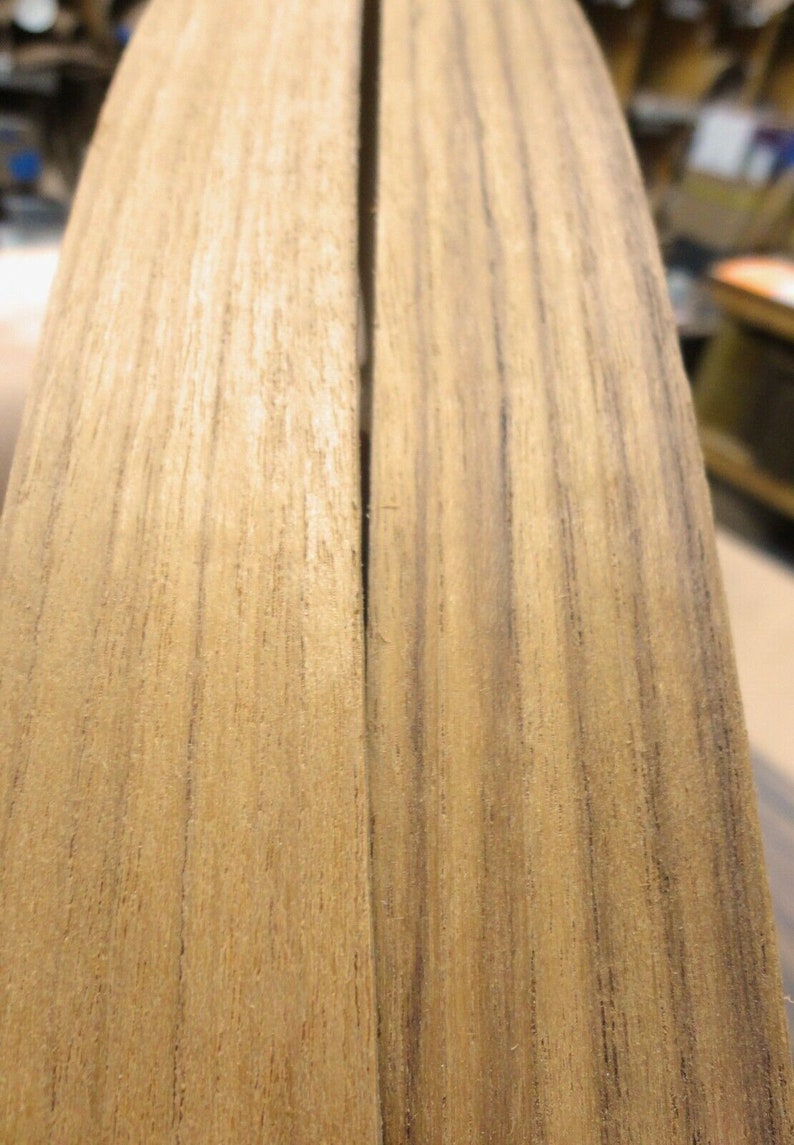 Teak 3MM Thick Wood Veneer Edgebanding 1-3/8 X 120 Nonglued 1/8 Thick ...